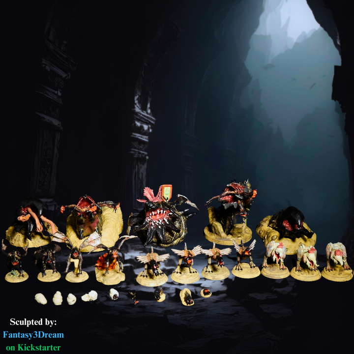 3D Printable Army of Monsters - 5e Adventure [Merchant L/T] by 3DprintingUK